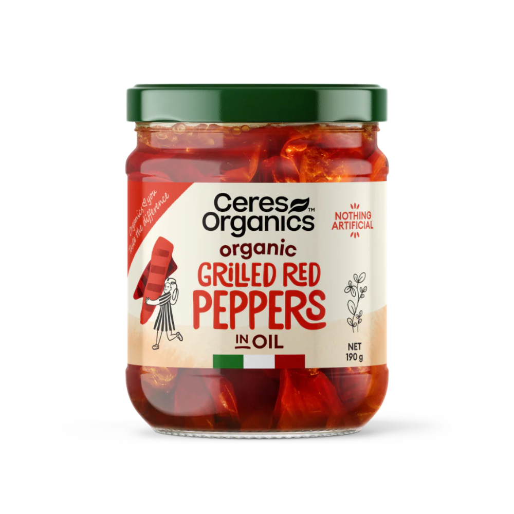 Organic Grilled Red Peppers | Local Organic Delivery Melbourne