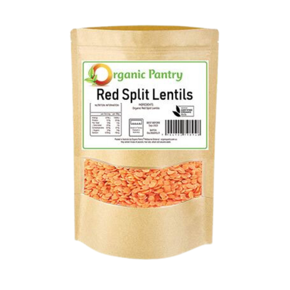 Organic Red Split Lentils | Local Organic Delivery Melbourne
